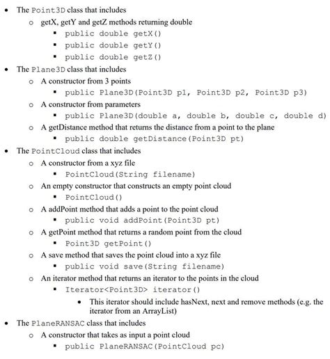 Solved The Point D Class That Includes Get X Get Y And Chegg