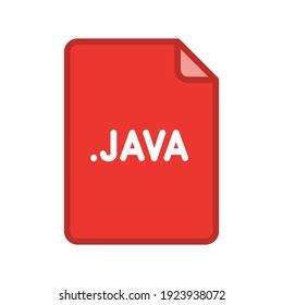 Java File Format Filled Outline Icon Stock Vector Royalty Free 1923938072 Shutterstock