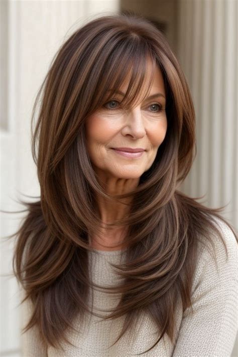 25 Best Long Hairstyles For Women Over 50 23 Lang Haar Kapsels