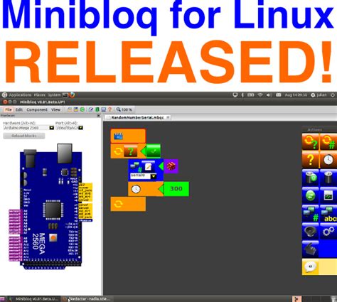 Minibloq Native Minibloq For Linux Released