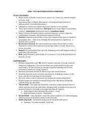 Midterm Review GEOG MIDTERM REVIEW SUMMARIES PLATE TECTONICS Major Levels On Earths