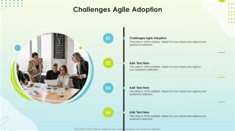 Challenges Agile Adoption PowerPoint Presentation And Slides PPT Example SlideTeam