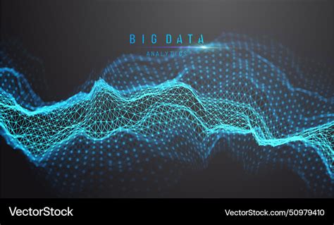 Big Data And Science Futuristic Technology Vector Image