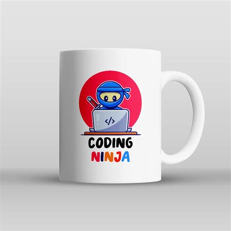 Buy Aapki Marzi Coding Ninja Printed Ceramic Mug Coffee Tea Mug 350 Ml Microwave