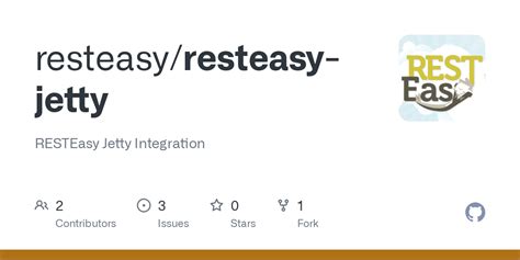 Github Resteasyresteasy Jetty Resteasy Jetty Integration