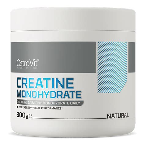 Купить Креатин моногидрат 100% Creatine Monohydrate 300 г OstroVit без ...