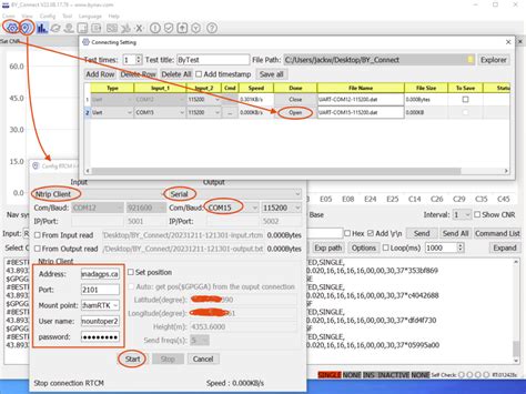 Setting Up The Bynav C2 M2x Rtk Gnss Module As Either An Rtk Base Or