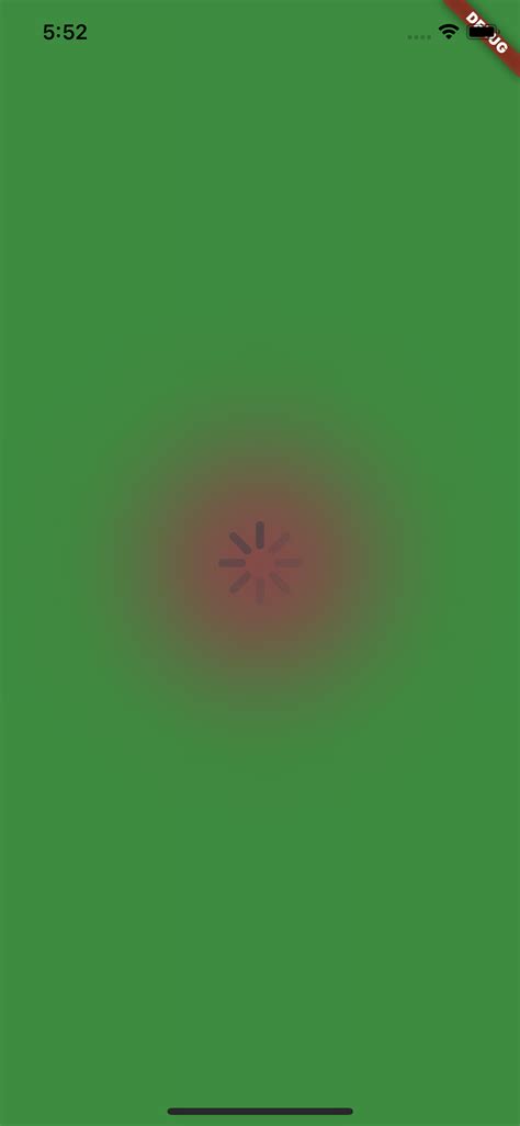 impeller animated widget placed above imagefiltered with blur causes