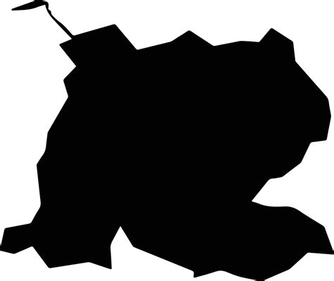 Kitakata Japan Silhouette Map 66158735 Vector Art At Vecteezy