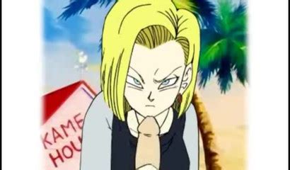 Oral Sex In The First Person With A Blonde Android From The Cartoon Dragon Ball Z