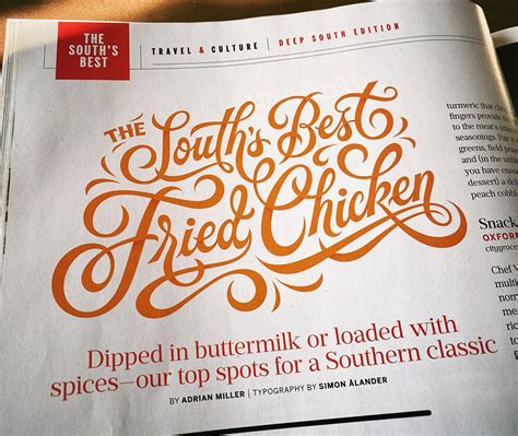 Fried Chicken Script By Simon Ålander On Dribbble