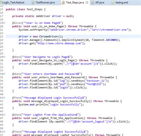 Selenium2 How To Run Selenium Cucumber Eclipse Project Through