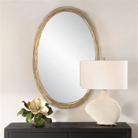 Uttermost Gillian Oval Mirror Scenario Home
