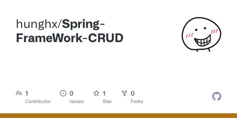 GitHub Hunghx Spring FrameWork CRUD