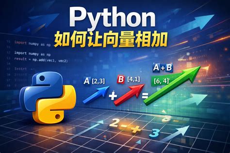 Python如何让向量相加