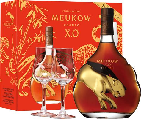 Meukow Xo Cognac T Box And Glasses Bondston