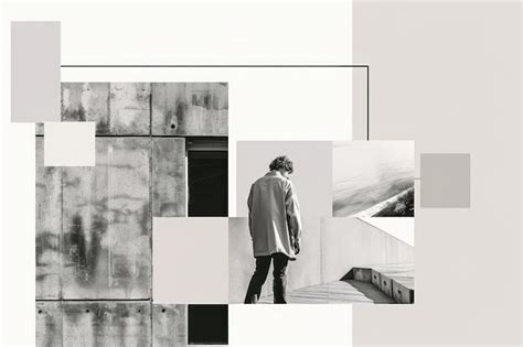 A Dynamic Collage Template With Placeholders For Photos Text And