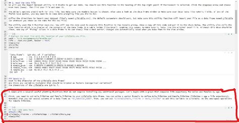 R Programming I Need Help With The Red Outlined Chegg