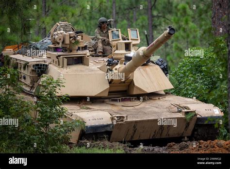 An M 1 Abrams Tank Crew From 3rd Squadron 116th Cavalry Oregon Army