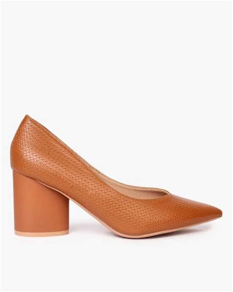 Buy Pointed Toe Block Heeled Shoes Online At Best Prices In India Jiomart