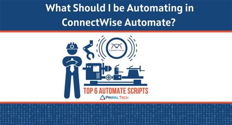 Proval Technologies On Linkedin Top 6 Things You Should Be Automating In Connectwise Automate