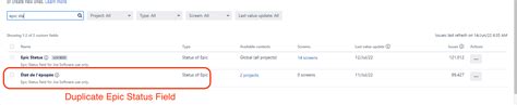 Fix Duplicate Epic Status Field To Restore Epic Panel And Mark As Done In Jira Jira