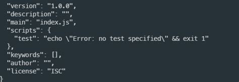 Npm Init Y 의미