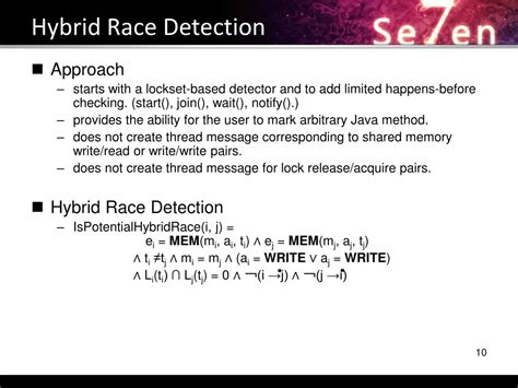 Ppt Hybrid Dynamic Data Race Detection Powerpoint Presentation Free