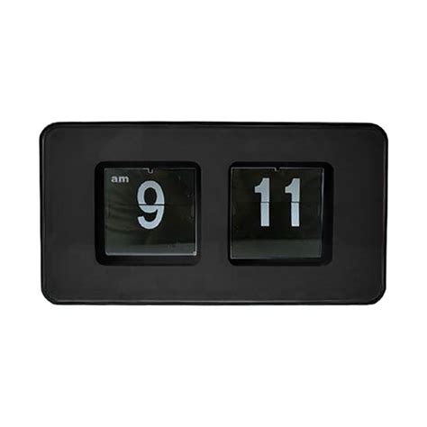 Часы перекидные Flip Clock Черные лофт – купить онлайн на ROZETKA