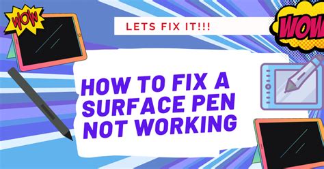 How To Fix A Surface Pen Not Working Step By Step