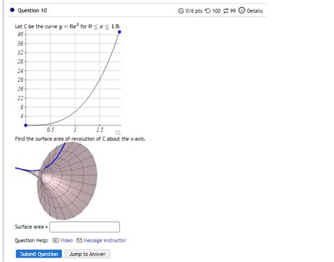 Solved Let C Be The Curve U 6x3 For 0 Chegg Com