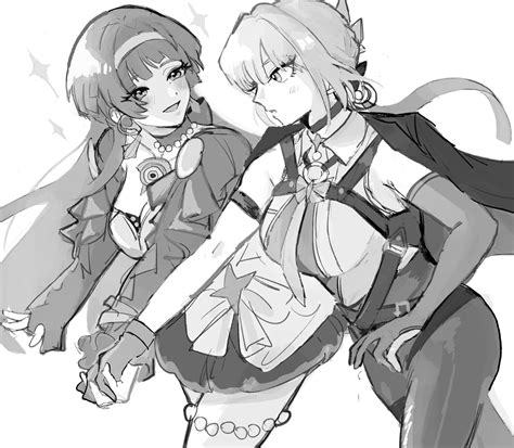 Astra Yao And Evelyn Chevalier Zenless Zone Zero Drawn By Oomiya