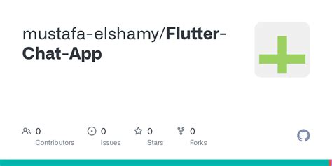Github Mustafa Elshamyflutter Chat App
