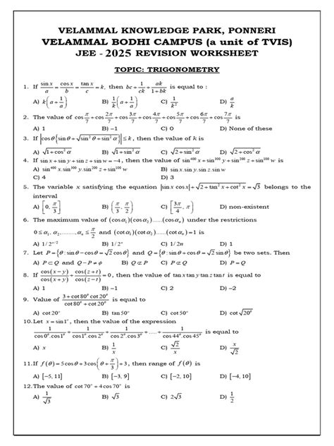 Trigonometry All Topics Pdf Geometric Shapes Trigonometry