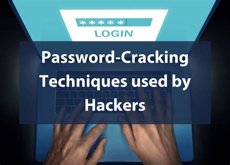 Password Cracking Techniques Used By Hackers Network And Security