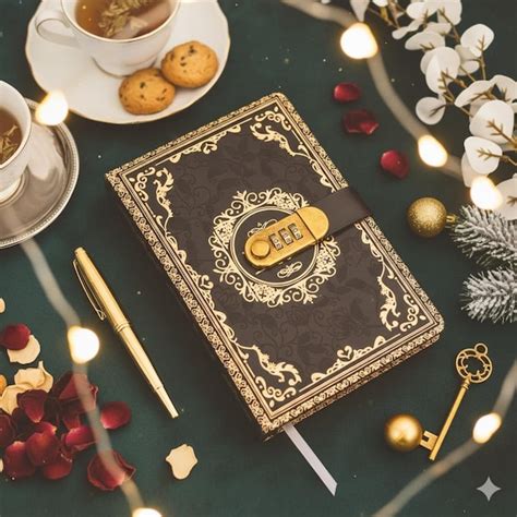 Locking Password Diary Etsy