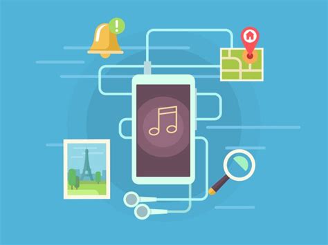 Mobile App Development Conceptual Design Vector Image