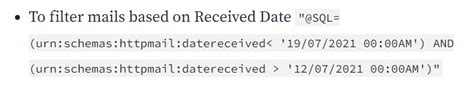 How To Sql Filter An Email Date Value Activities Uipath Community