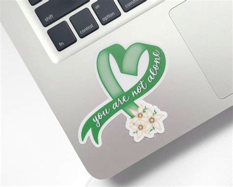 You Are Not Alone Sticker Mental Health Awareness Handmade Etsy