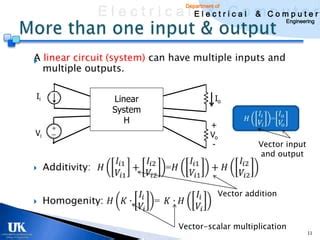 Linear Circuit And Superposition PPTX