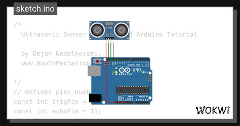 ultra sonic senser wokwi esp32 stm32 arduino simulator