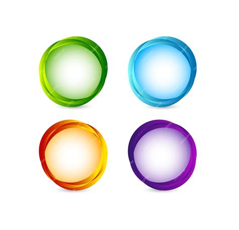 Premium Vector Round Element Design Template