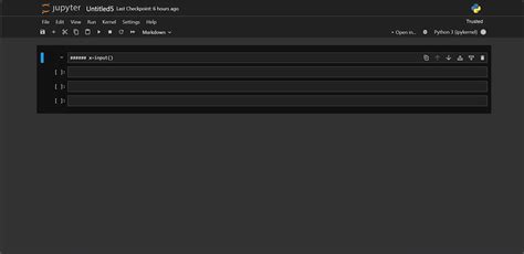Unable To Take Input In Jupyter Notebook Notebook Jupyter Community Forum