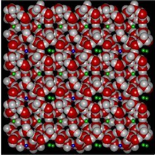A Molecular Dynamics Simulation Snapshot Of A Structure I Unit Call In