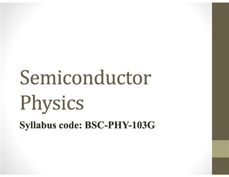 semiconductors instrinsic and extrinsic b sc information technology