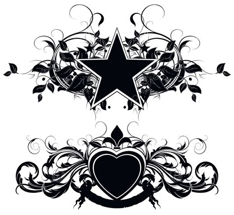 Set Of Ornamental Elements Shield Background Elements Vector Shield Set Of Ornamental Elements Shield Background Elements Vector Shield