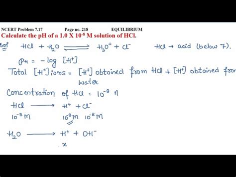 45+ calculate the ph of a 0.10 m solution of hcl - NormanTerry