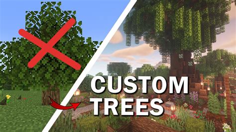 How I Build Custom Trees In Minecraft YouTube