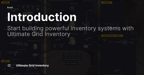 Introduction Ultimate Grid Inventory