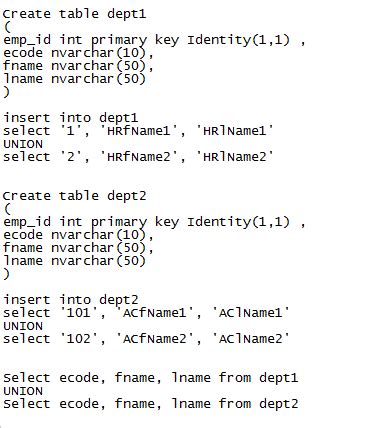 Type Preference With UNION In SQL Server CodeProject